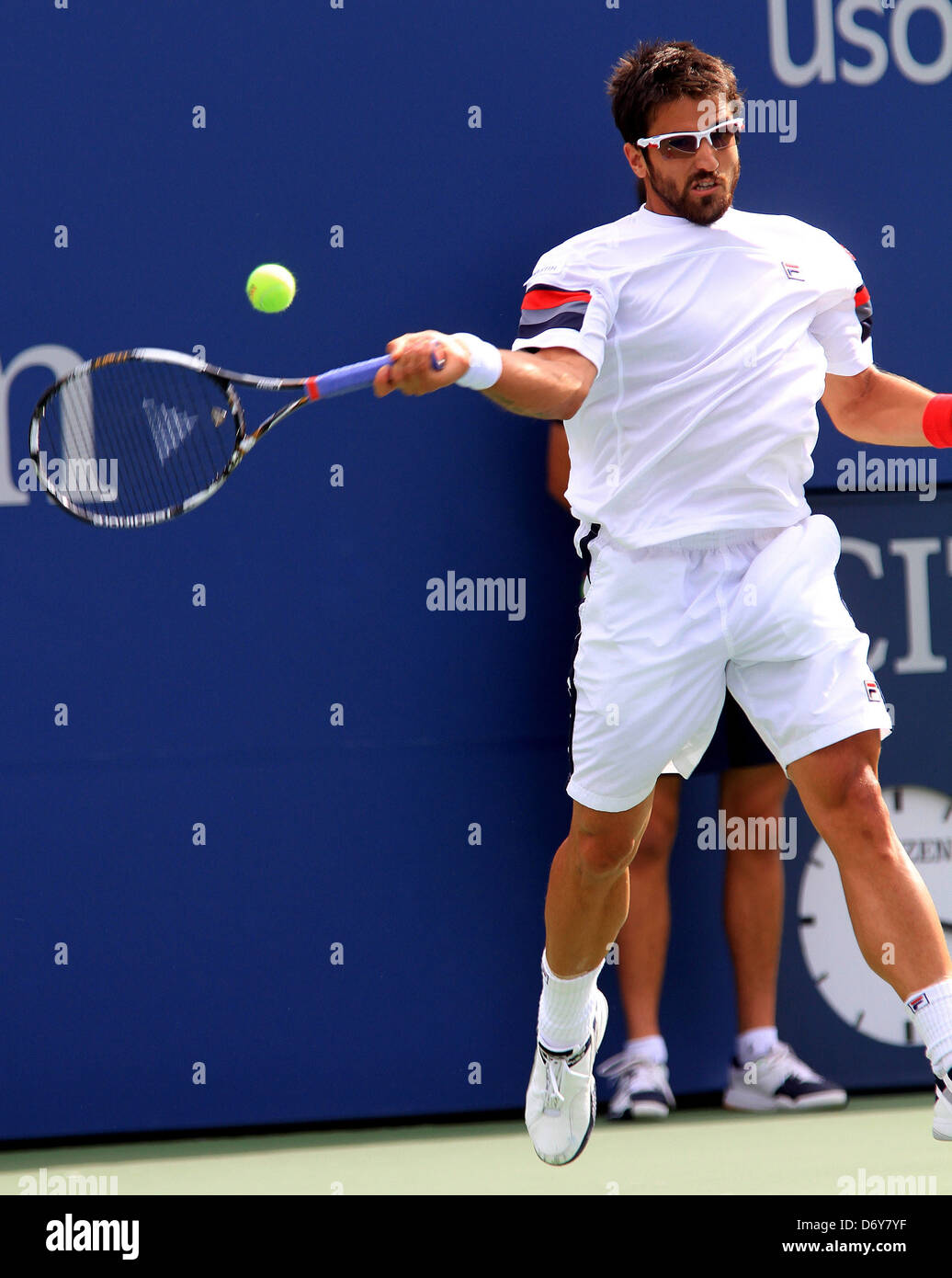 Janko Tipsarevic, Serbia, plays against Novak Djokovic, Serbia ...