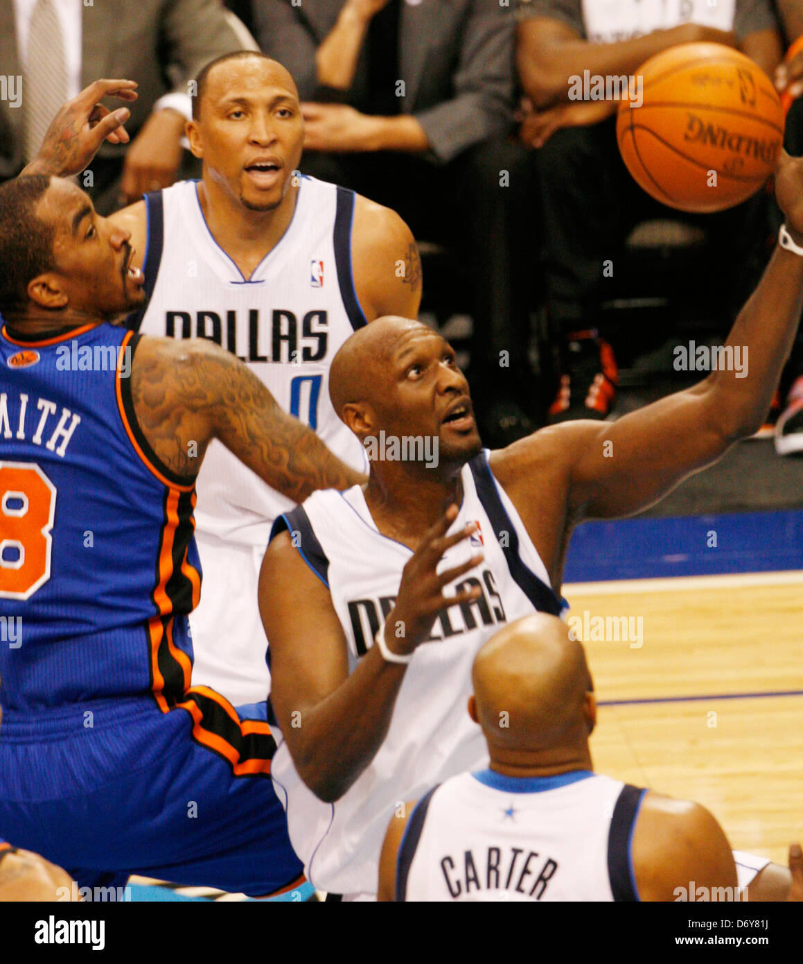 Dallas Mavericks forward Lamar Odom during an NBA basketball game ...