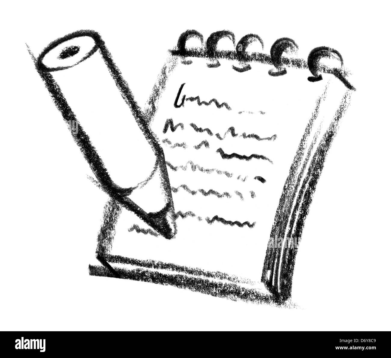 Sketch pad paint Black and White Stock Photos & Images - Alamy