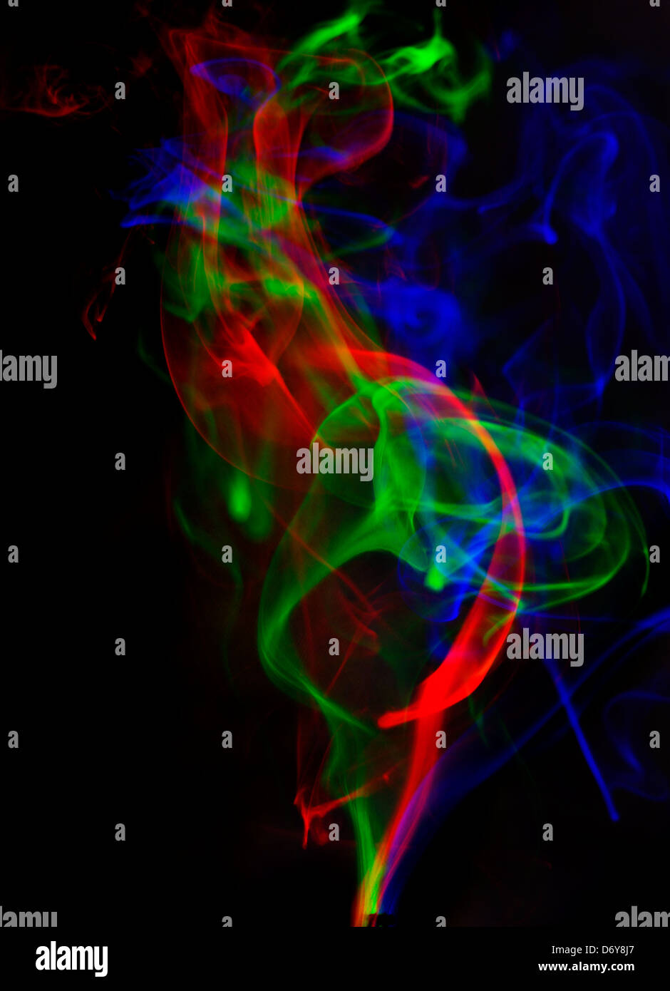 Harris Shutter effect on smoke trails Stock Photo - Alamy