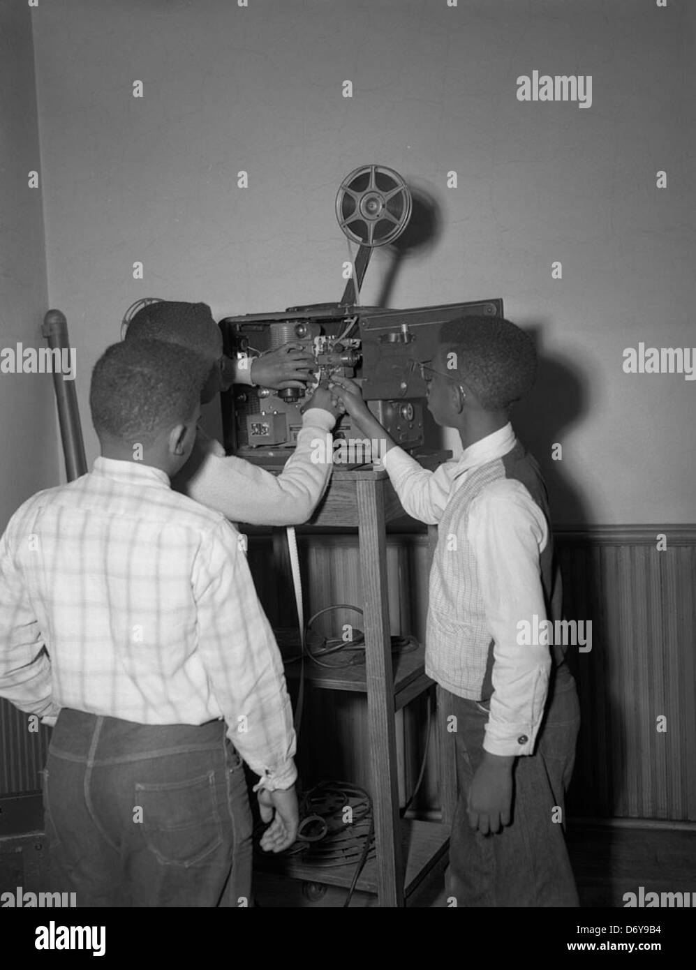 A 1958 photograph of a classroom at Navy Hill School in Richmond ...