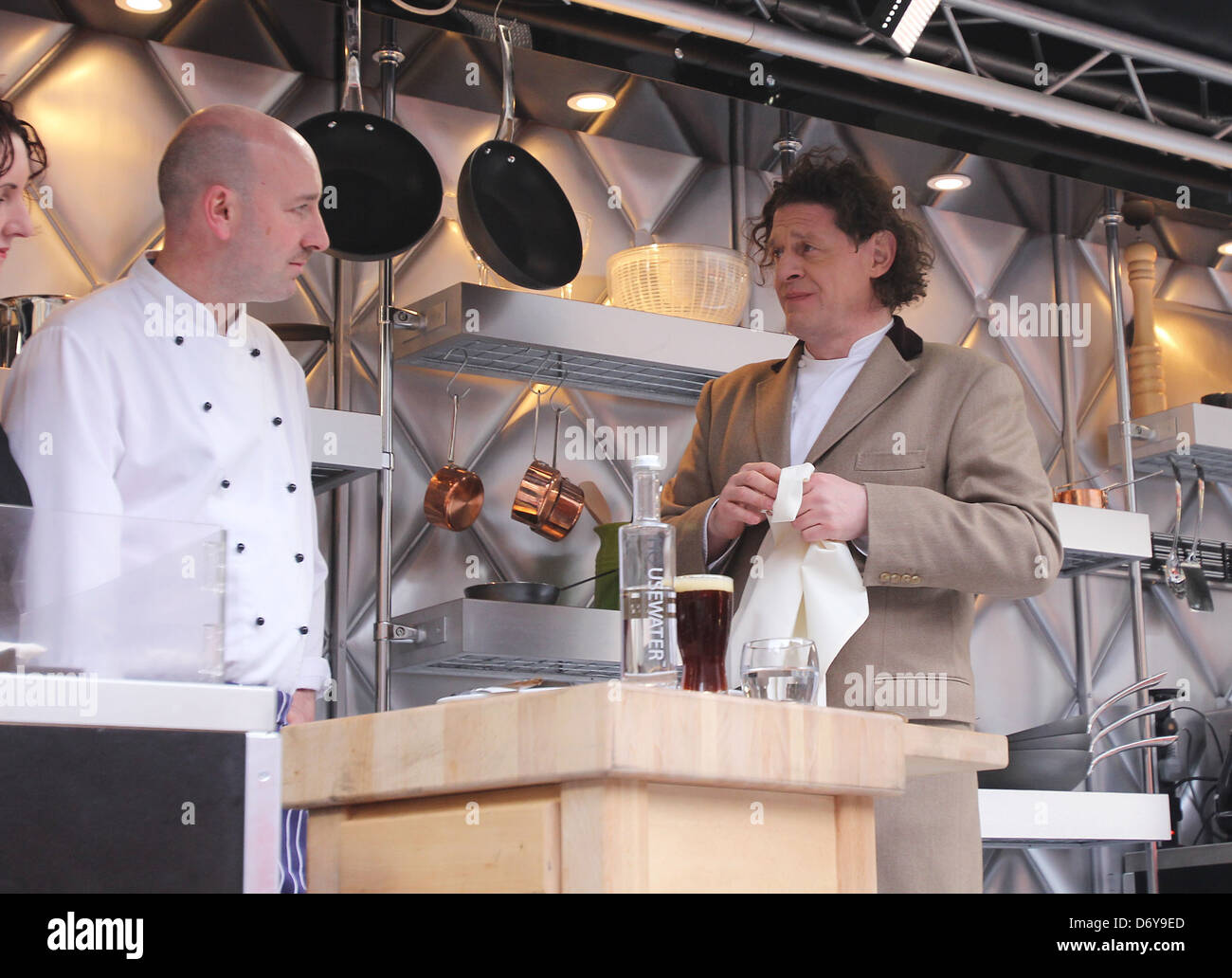 Marco Pierre White filming for the new Channel 5 series 'Kitchen Wars ...