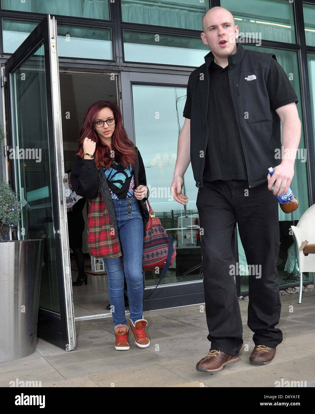 Jade Thirlwall of Little Mix X Factor Contestants leaving their hotel ...