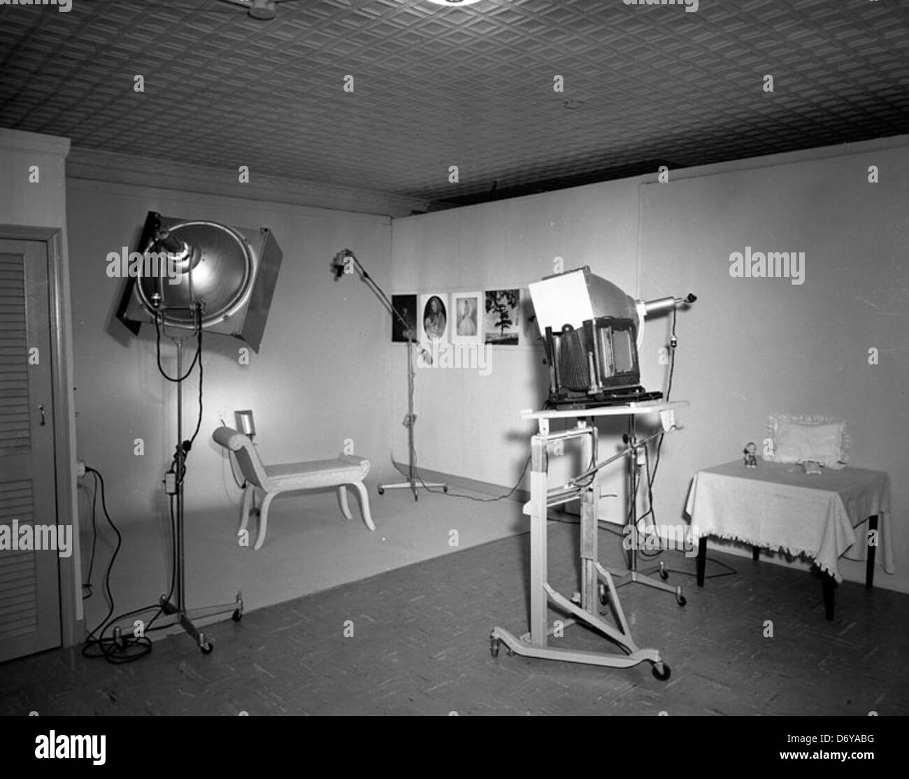 This image shows the interior of Adolph B. Rice Studio in Richmond ...