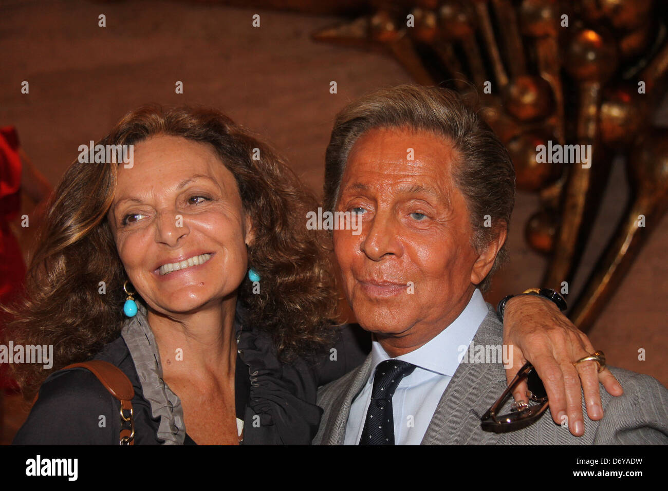 Diane Von Furstenberg, Valentino Valentino Garavani is honored with the ...