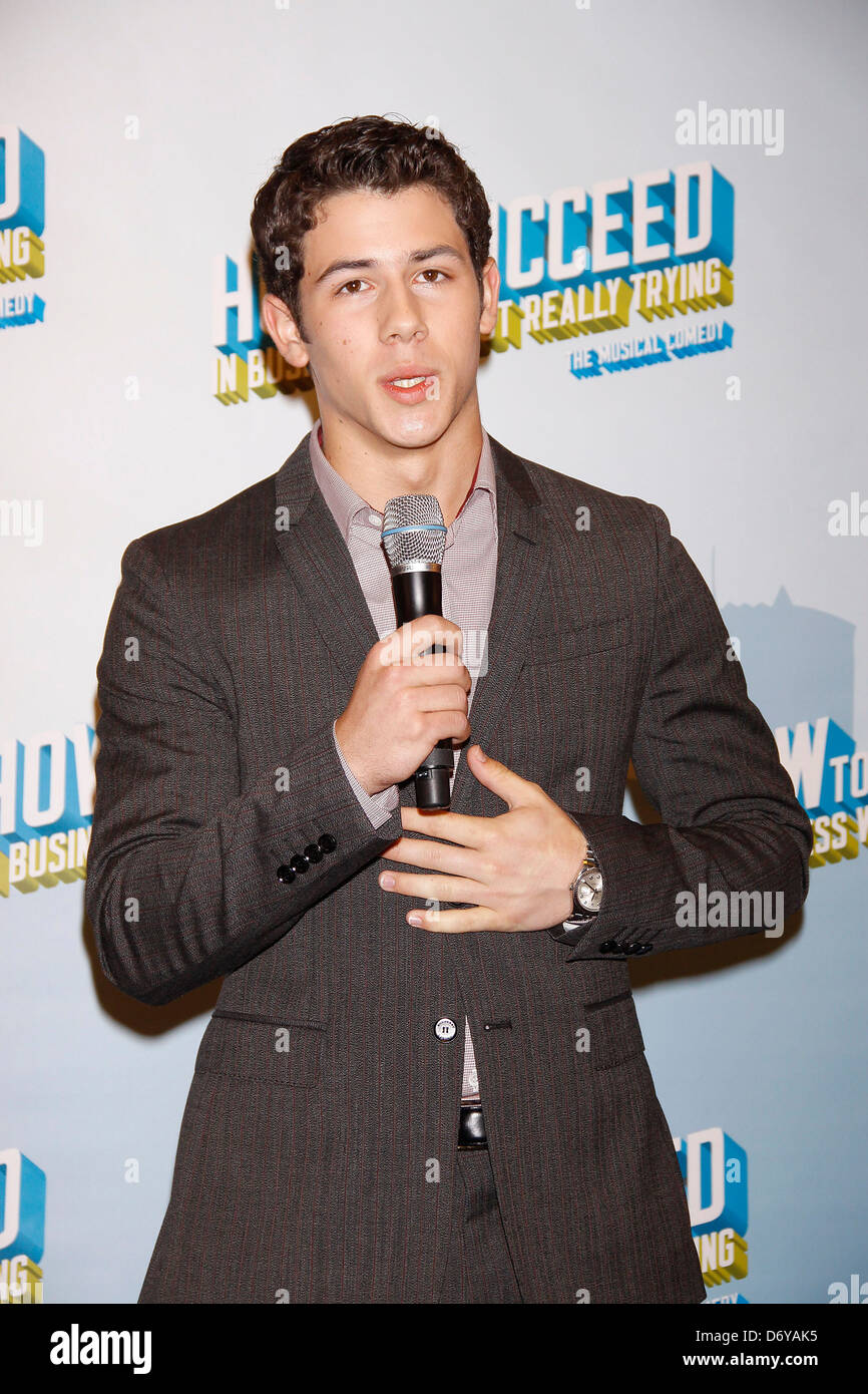 Nick Jonas Press conference announcing Nick Jonas as the new 2012 lead ...