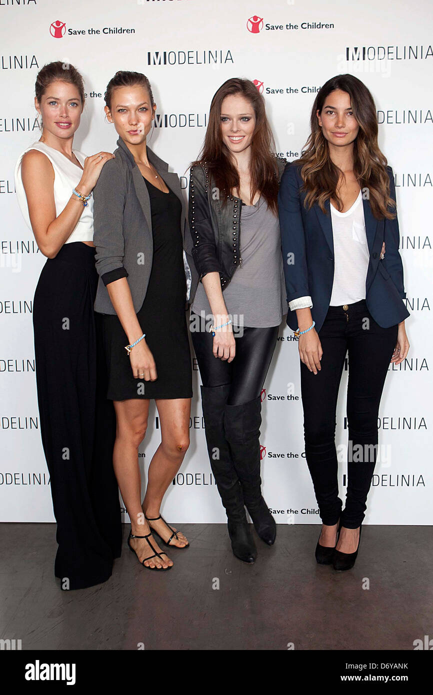 Doutzen Kroes, Karlie Kloss , Coco Rocha, Lily Aldridge Supermodels of ...