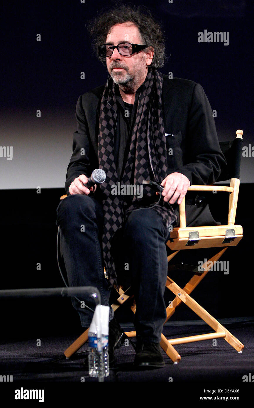Tim Burton Tim Burton attends a discussion on his new exhibition at the ...