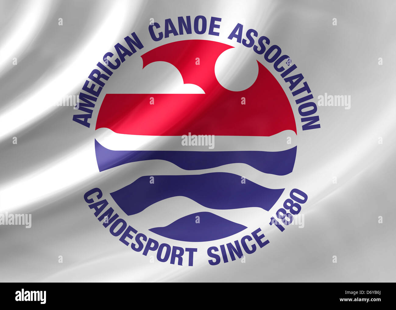 American Canoe Association logo flag icon symbol Stock Photo - Alamy