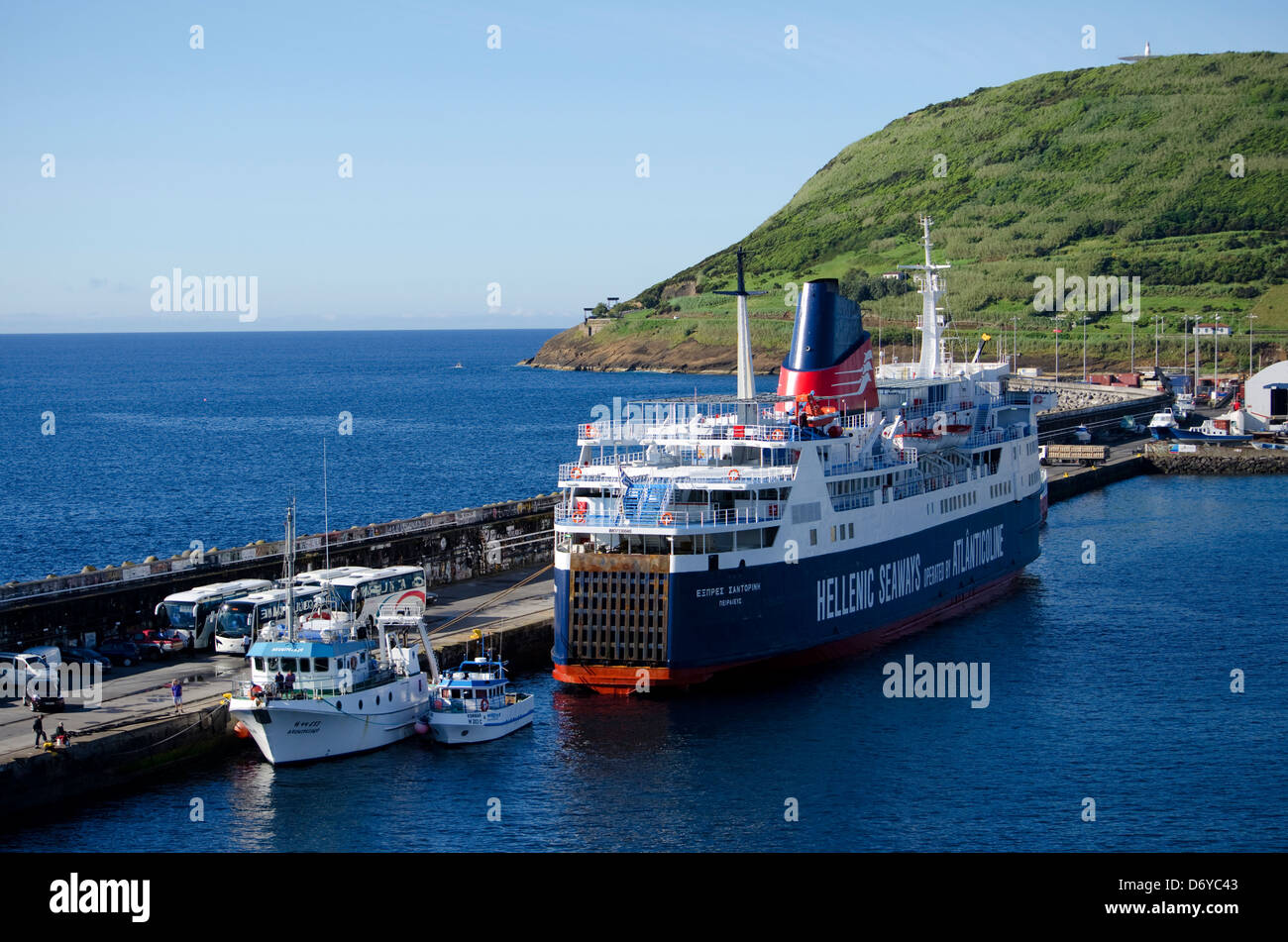 Azores, Faial Island, Port of Horta Stock Photo - Alamy