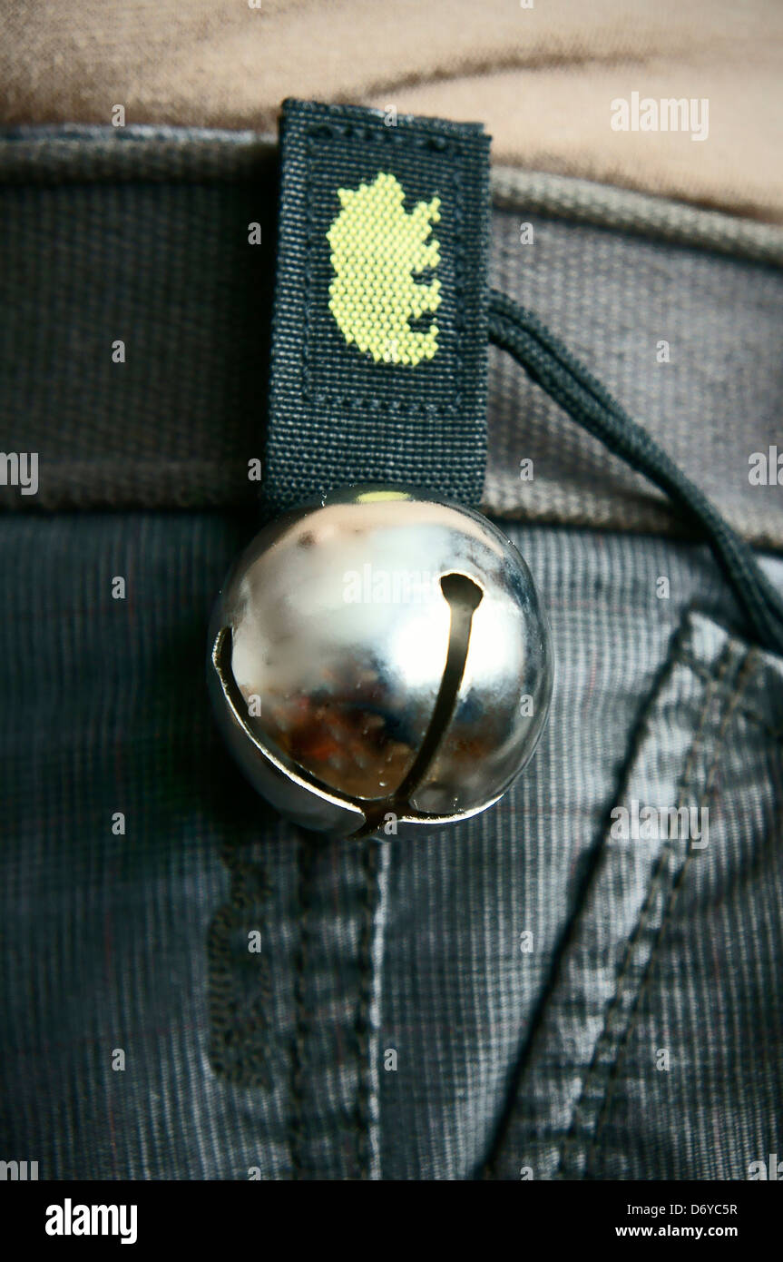 Illustrative photo, bear bell, the best defence against a bear attack ...