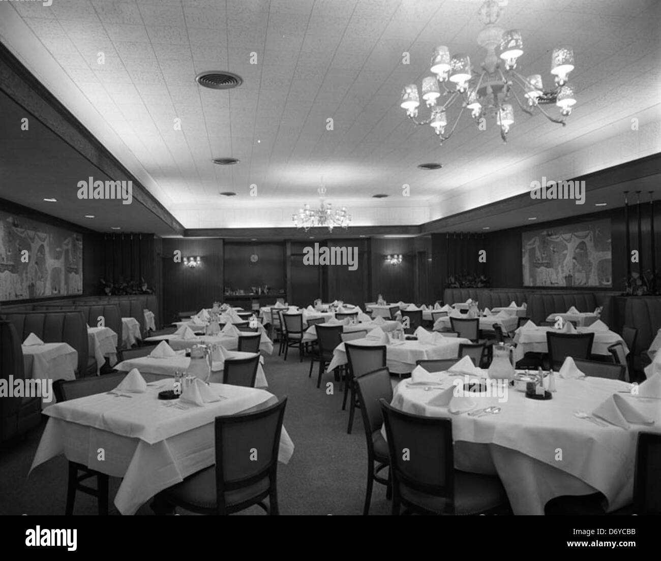 The interior of Jim Haley's Occidental Restaurant in Richmond, Virginia ...