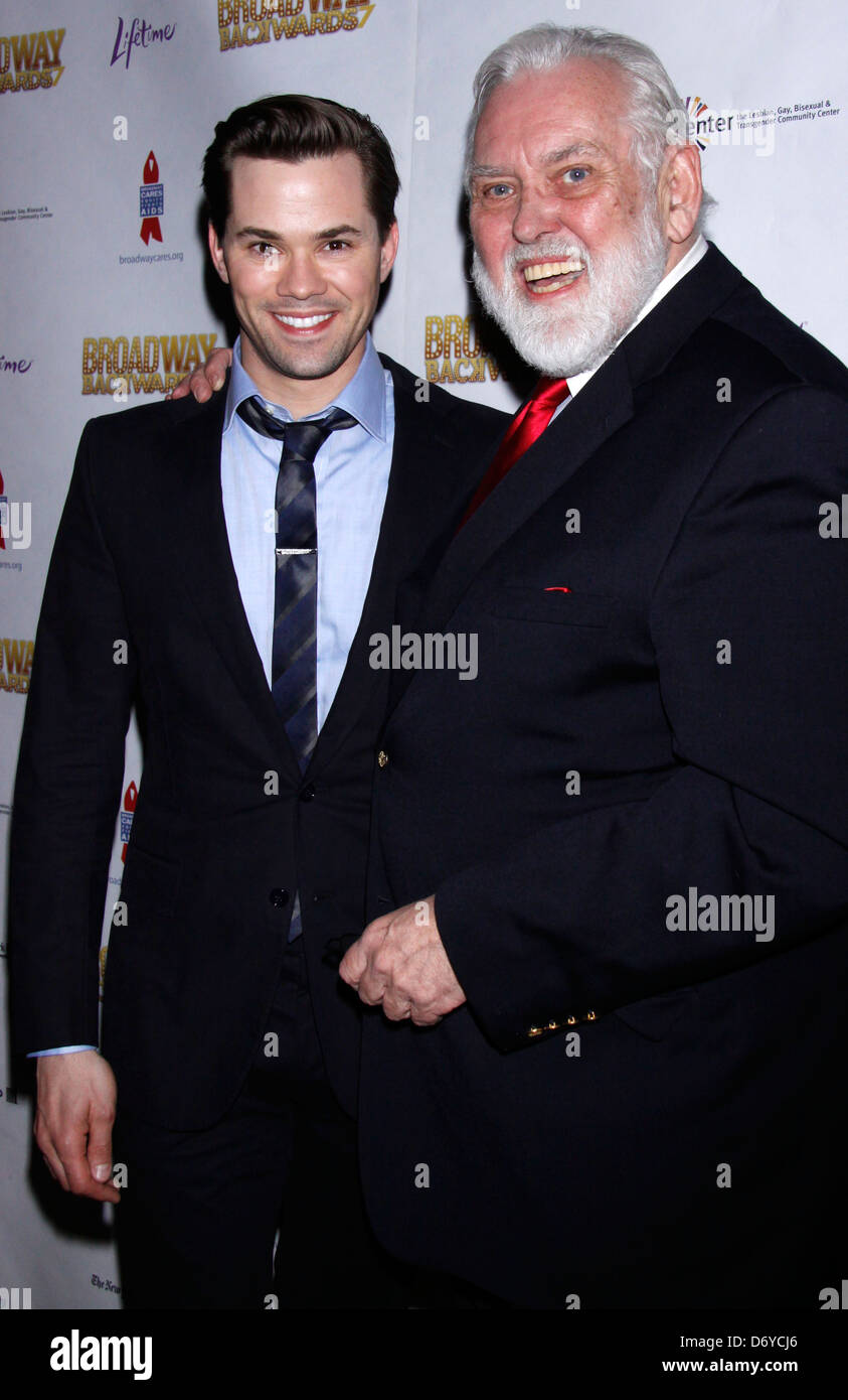 Andrew Rannells and Jim Brochu After party for Broadway Backwards 7 at ...