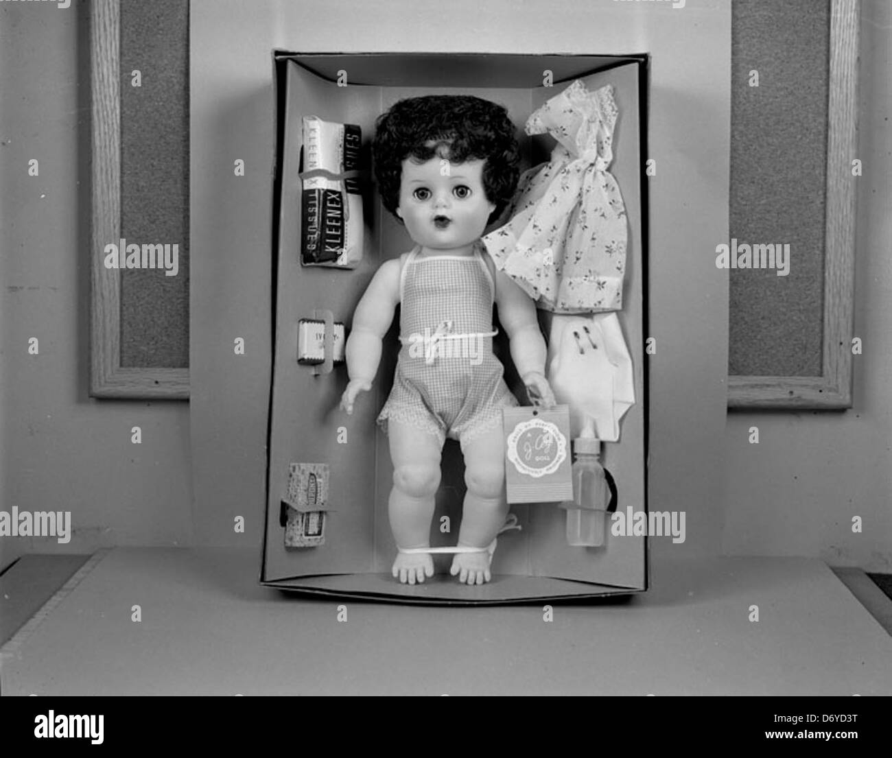 A photograph of a doll from Thalhimers, a Richmond-based department ...