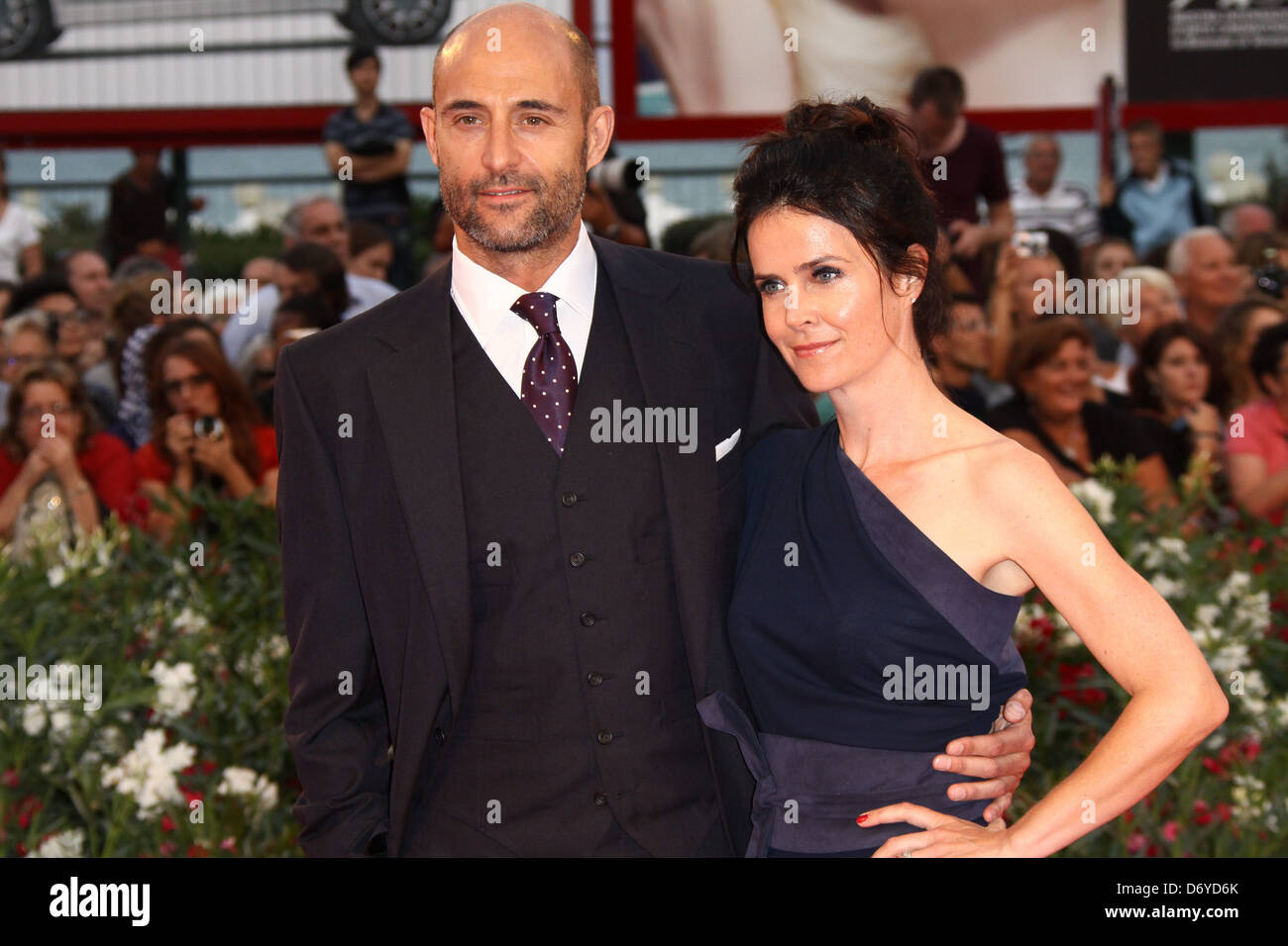 Mark Strong and his wife Liza Marshall The 68th Venice Film Festival ...