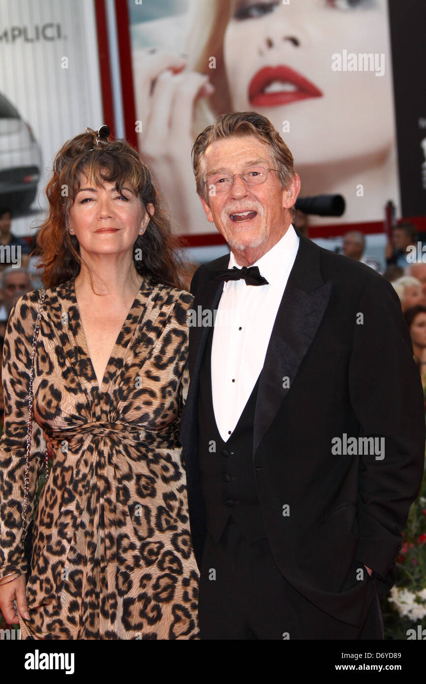 John Hurt and his wife Anwen Rees Meyers The 68th Venice Film Festival ...