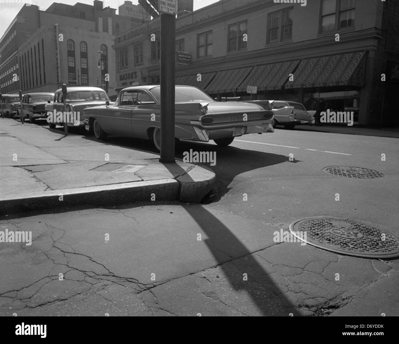 This image captures the east side of 6th Street between Broad and ...