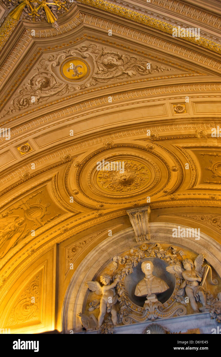 Details on the ceiling of Vatican Museum, Vatican City Stock Photo - Alamy