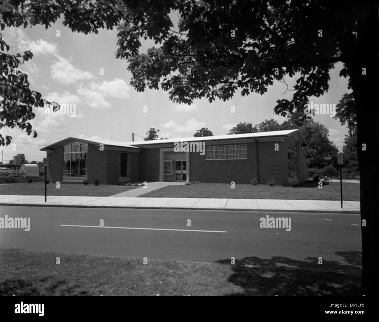 A photograph of the Westover Hills Library in Richmond, Virginia ...