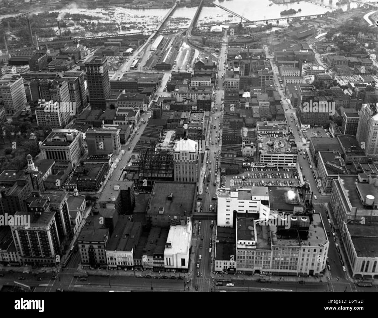 A photograph of downtown Richmond, Virginia, taken by Adolph B. Rice ...