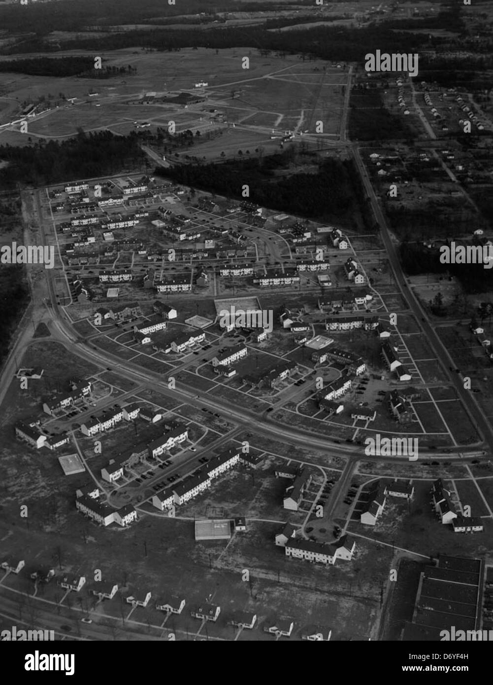 A photograph showing the design of an air base apartment project in ...