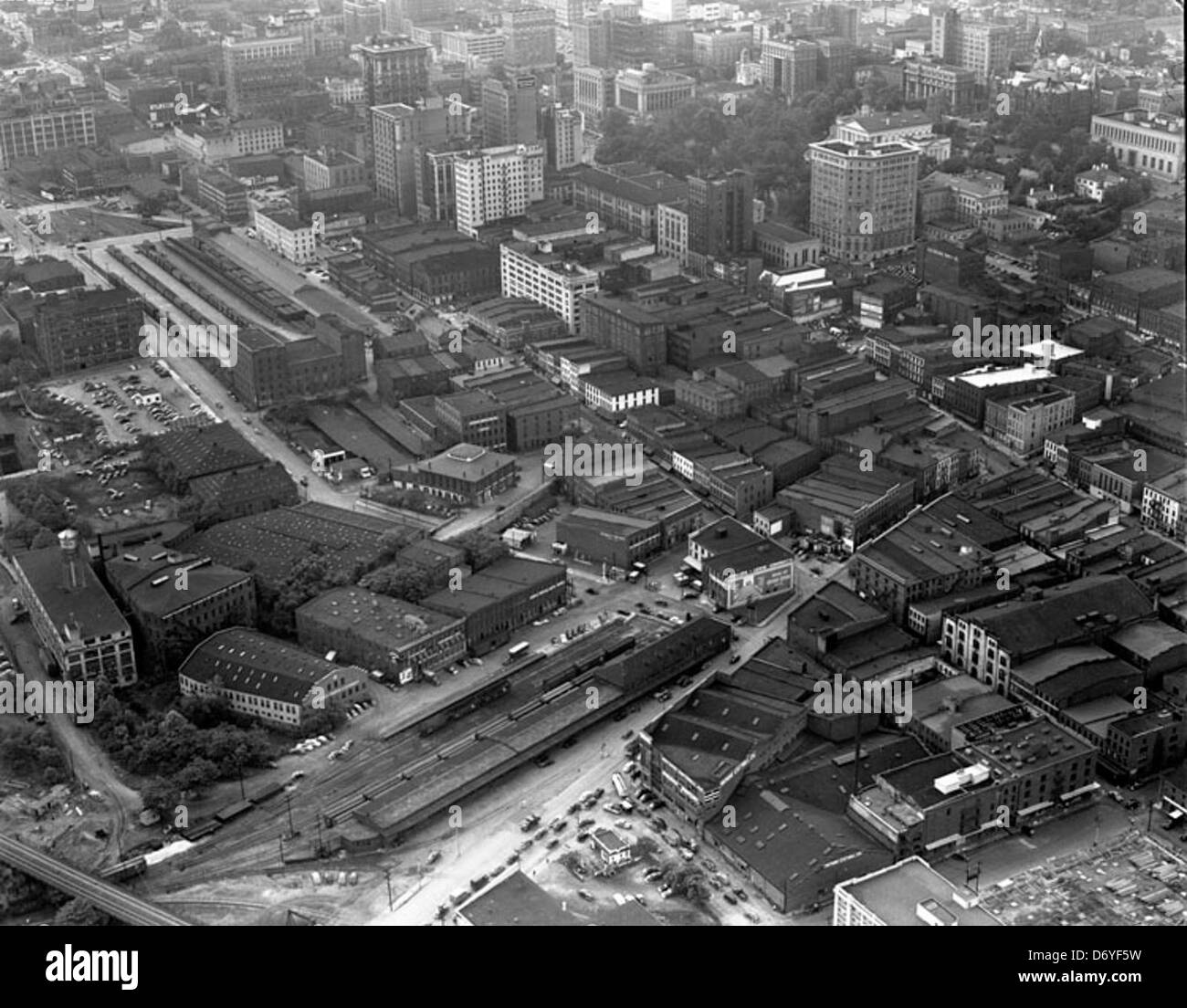 A 1950s photograph of downtown Richmond, Virginia, captured by Adolph B ...