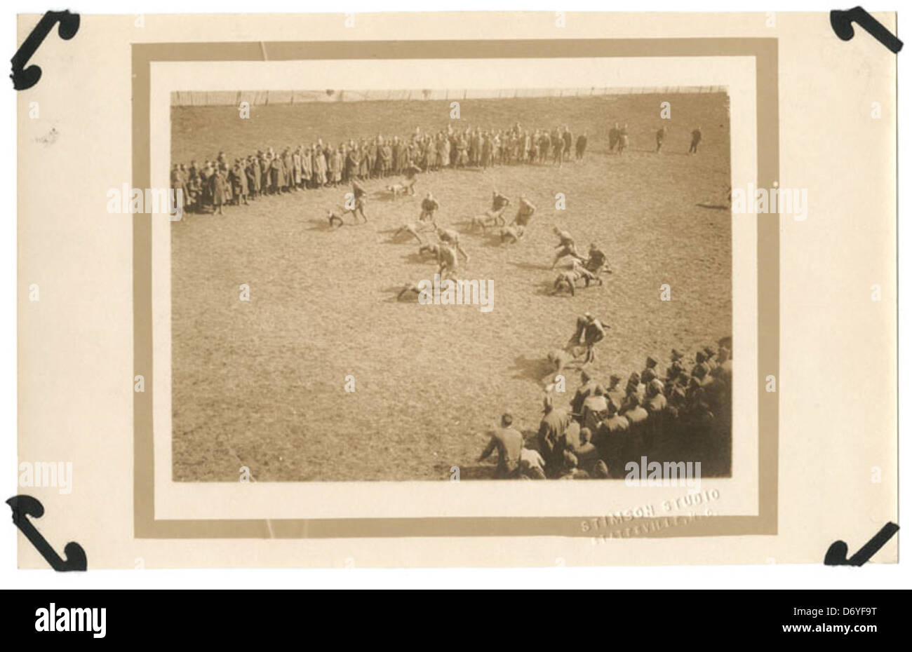 Army Base Hospital No. 45, sports at Nantes -- wheelbarrow race Stock ...