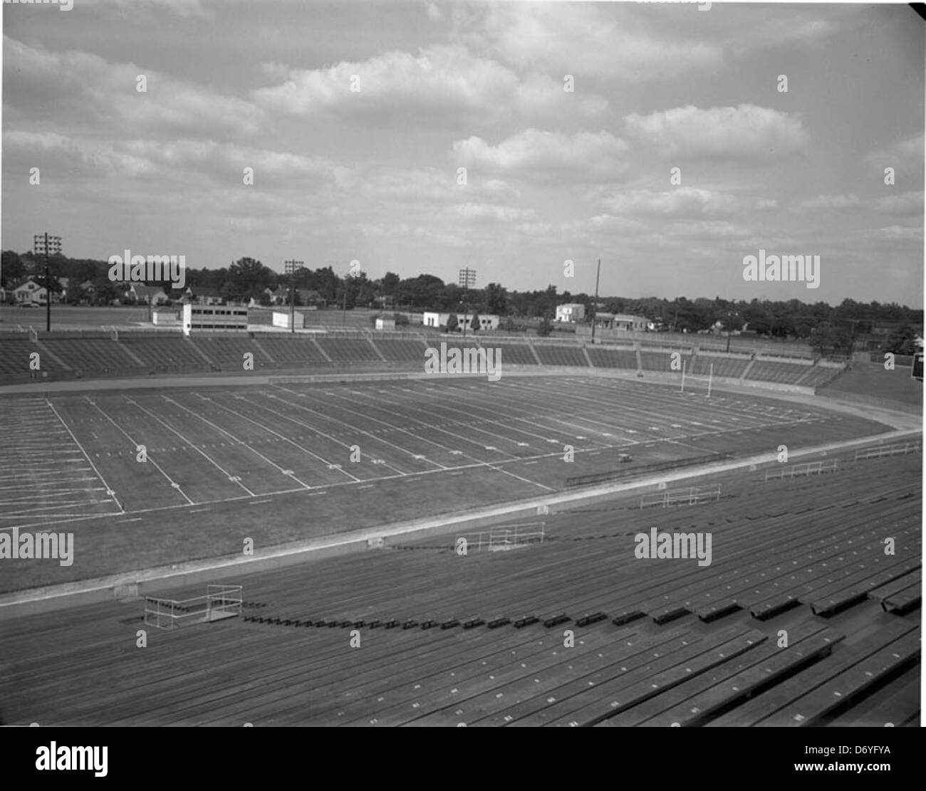 Stadium with city view Black and White Stock Photos & Images - Alamy