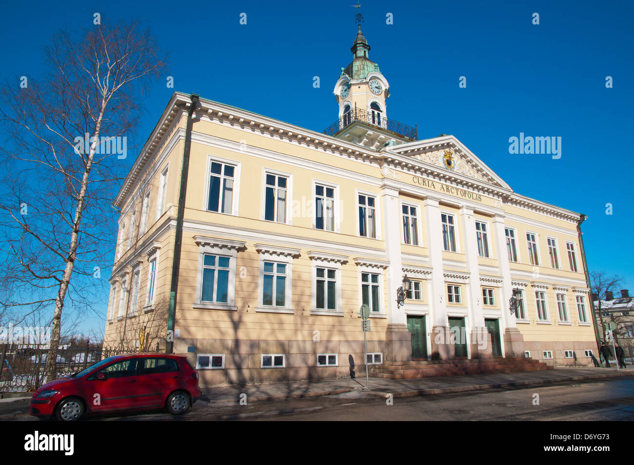 Neoclassical style Porin Raatihuone the town hall (1841) by Carl Ludvig ...