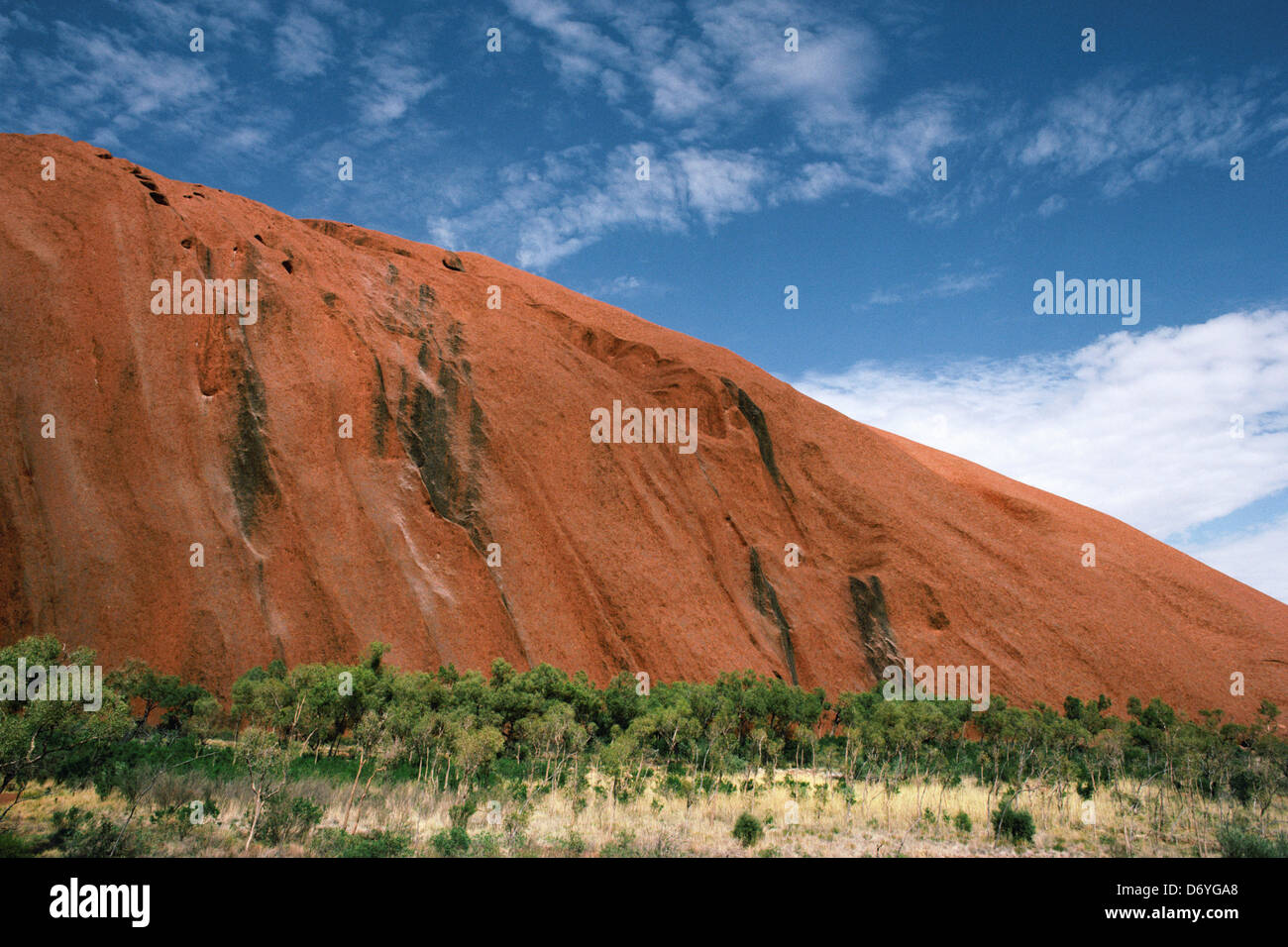 Sandstone rock formations, Uluru, Uluru-Kata Tjuta National Park ...