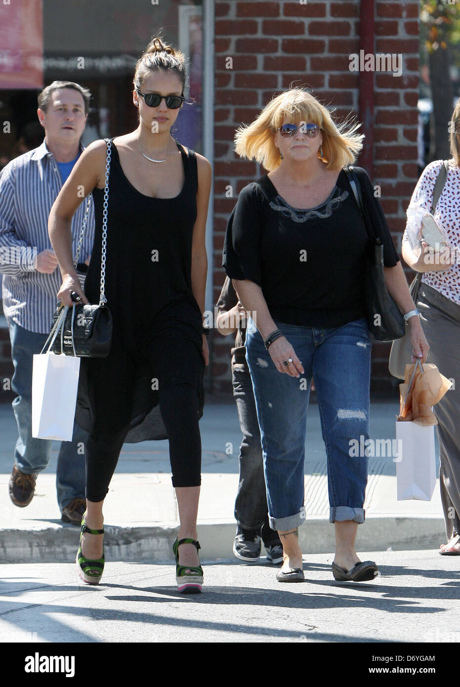 Jessica Alba and Catherine Alba Jessica Alba out shopping with her mother in Beverly Hills. Alba ...