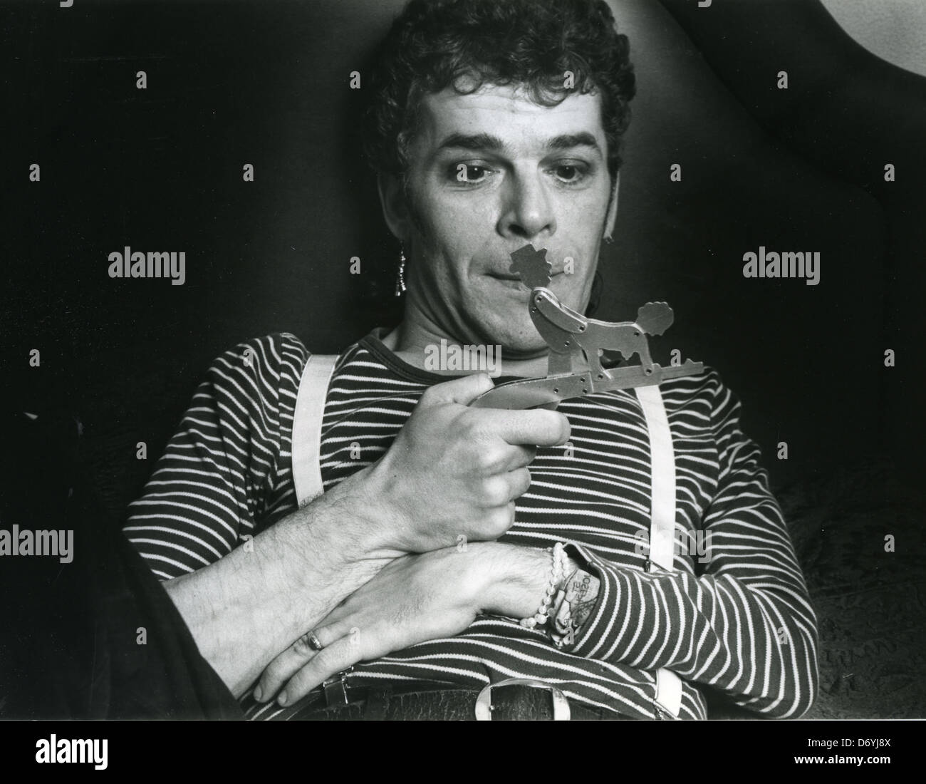 IAN DURY (1942-2000) Promotional photo of English rock musician about ...