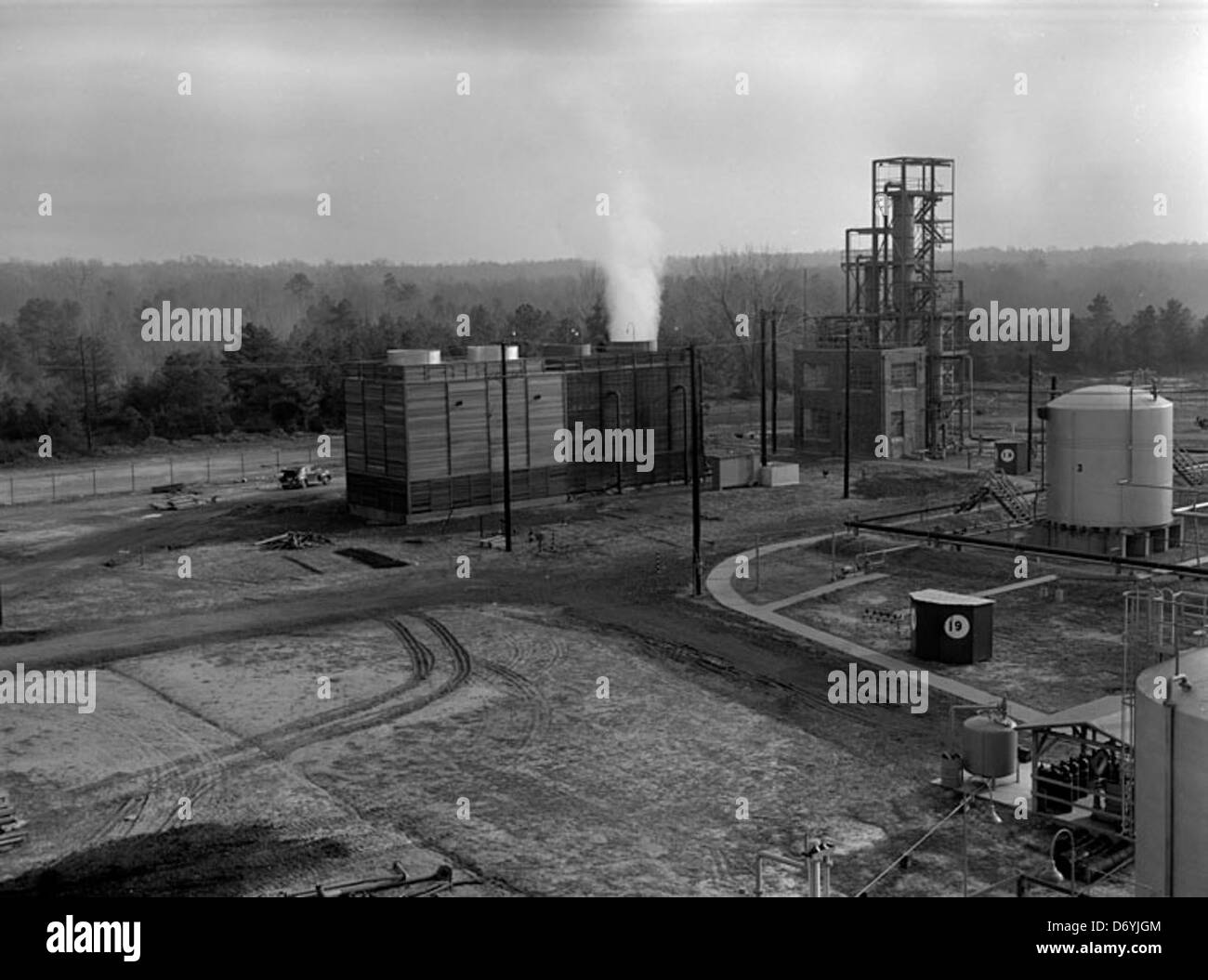 CMC construction on new warehouse Stock Photo - Alamy