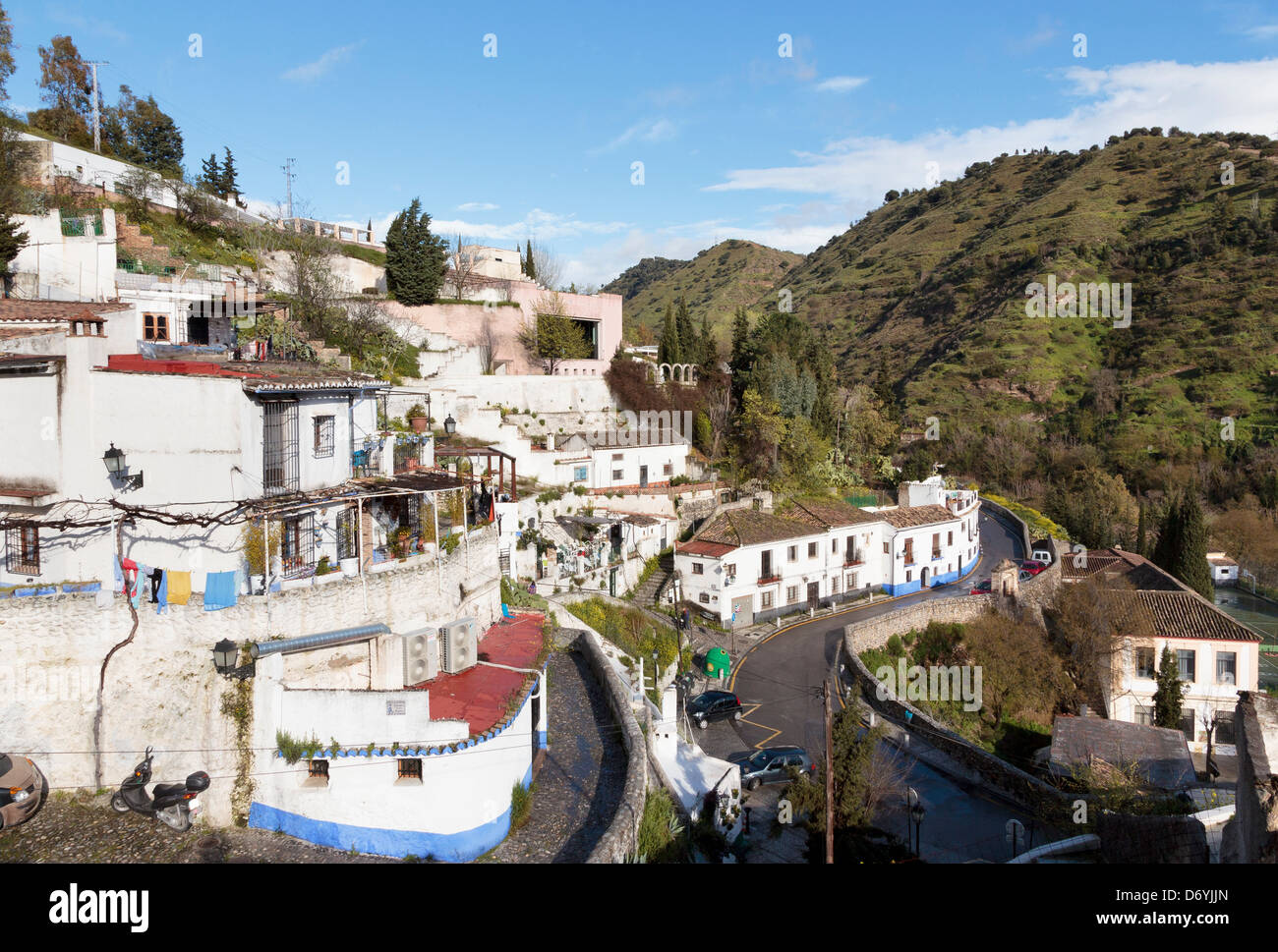 Sacromonte, Granada, Spain, famous for its cave dwellings and as the ...