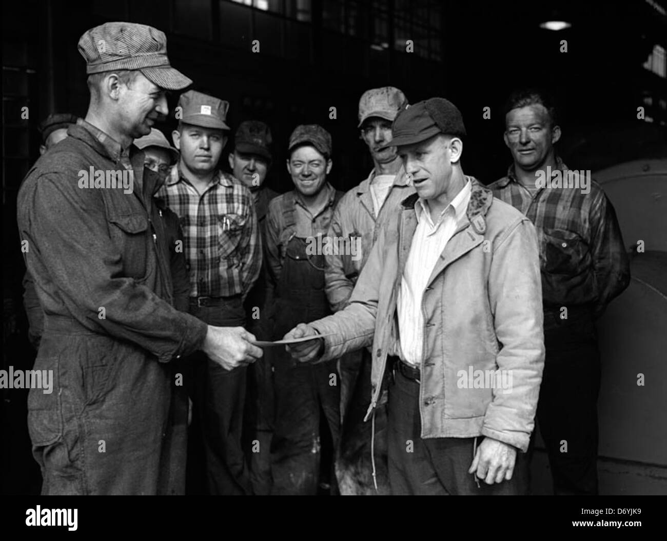 This image captures F.R. Gregory leaving his position at Hercules ...