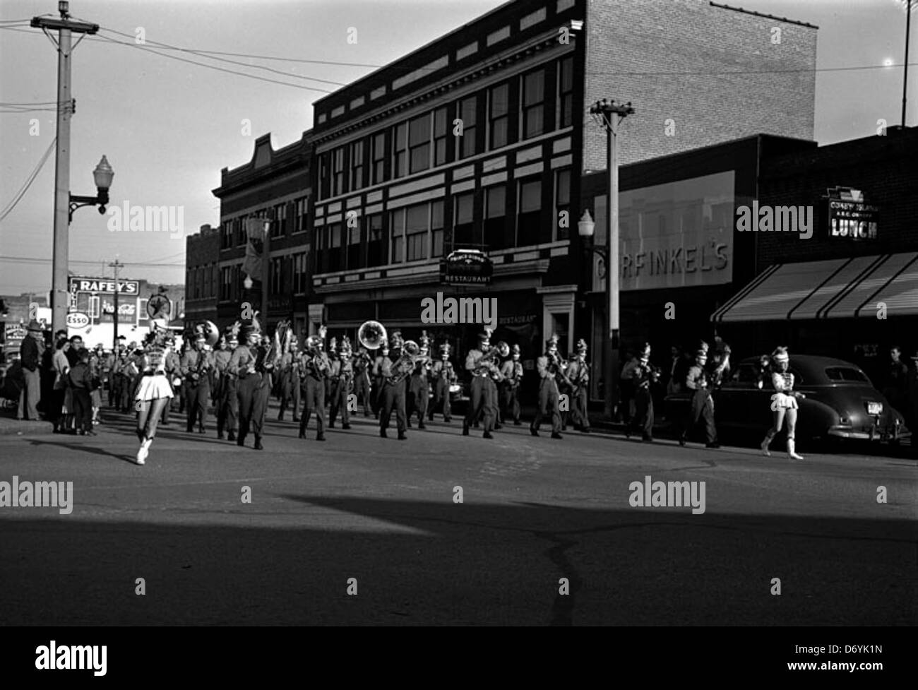 This image shows the high school band from Hopewell, Virginia, as part ...