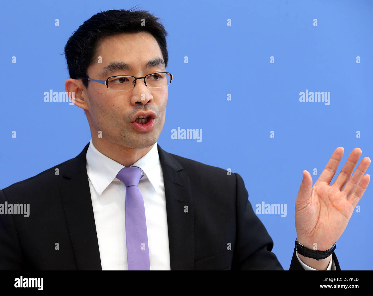 Berlin, Germany. 25th April, 2013. German Economy Minister Philipp ...
