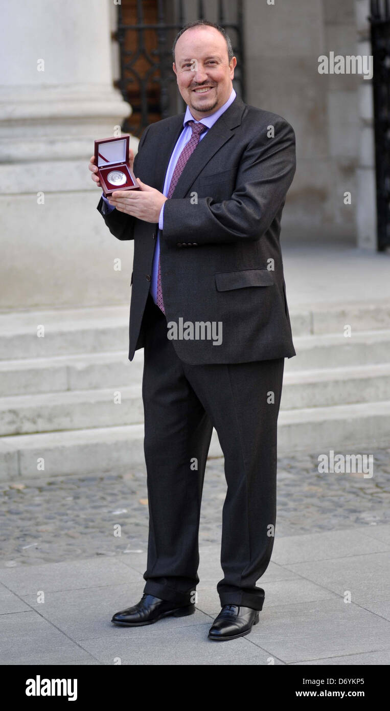 Rafael Benitez aka Rafa Benitez (former Liverpool FC football manager ...