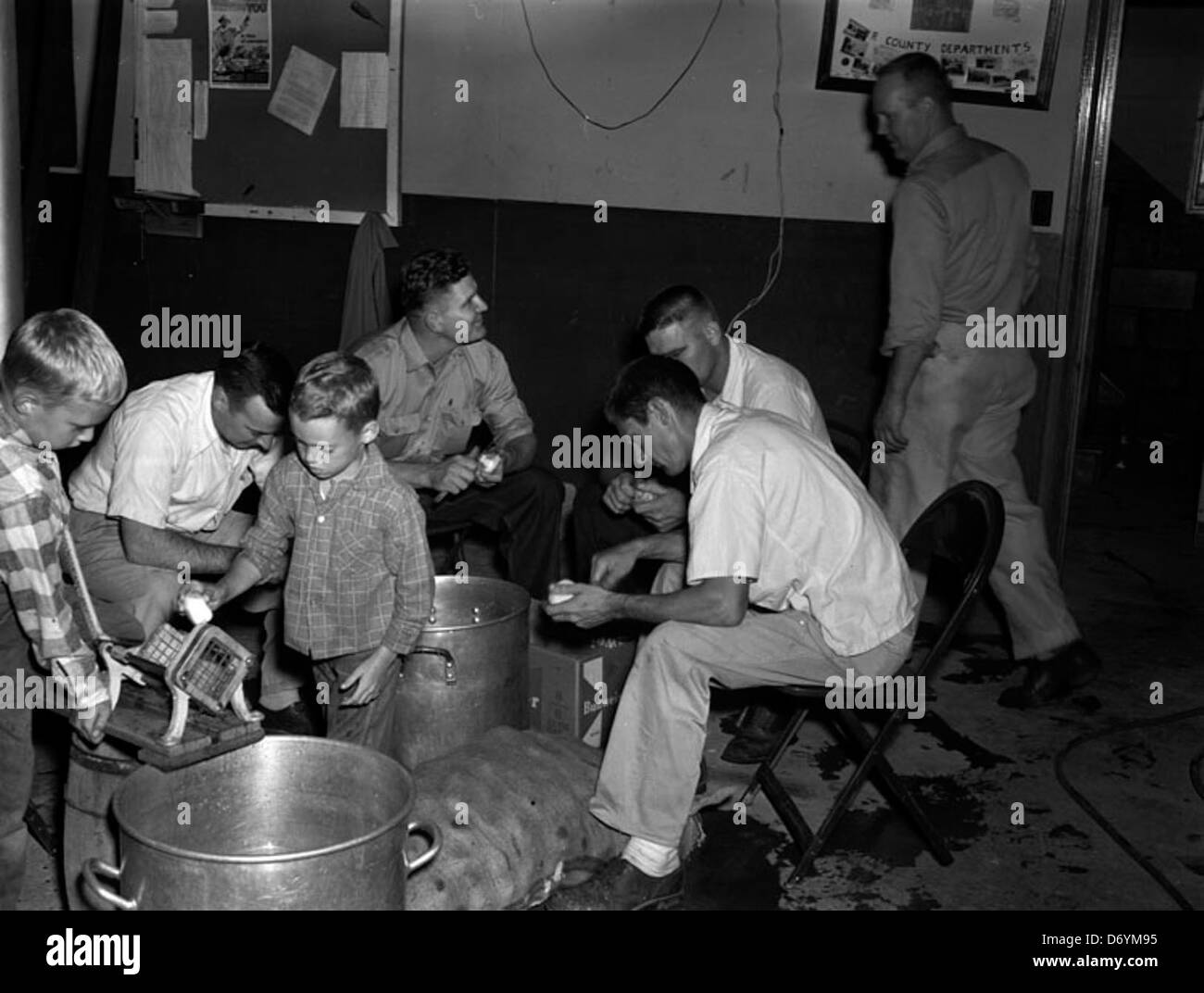 This photograph shows a Union picnic organized by the United Mine ...