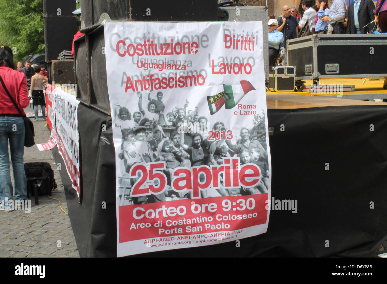 poster 25th april Stock Photo - Alamy