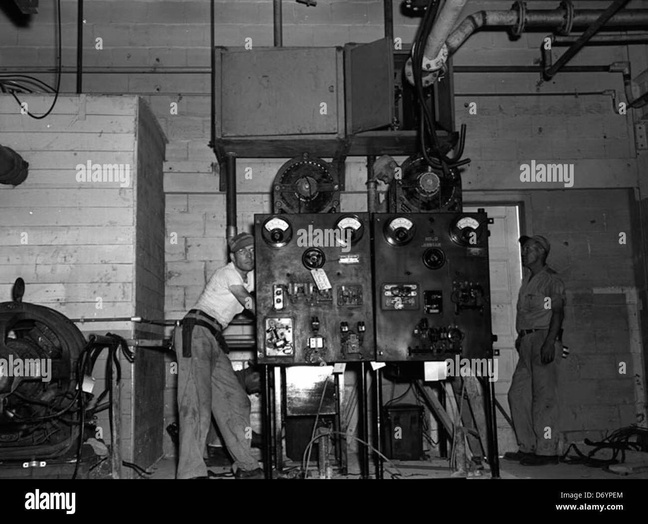 Electrical, paper mill Stock Photo - Alamy