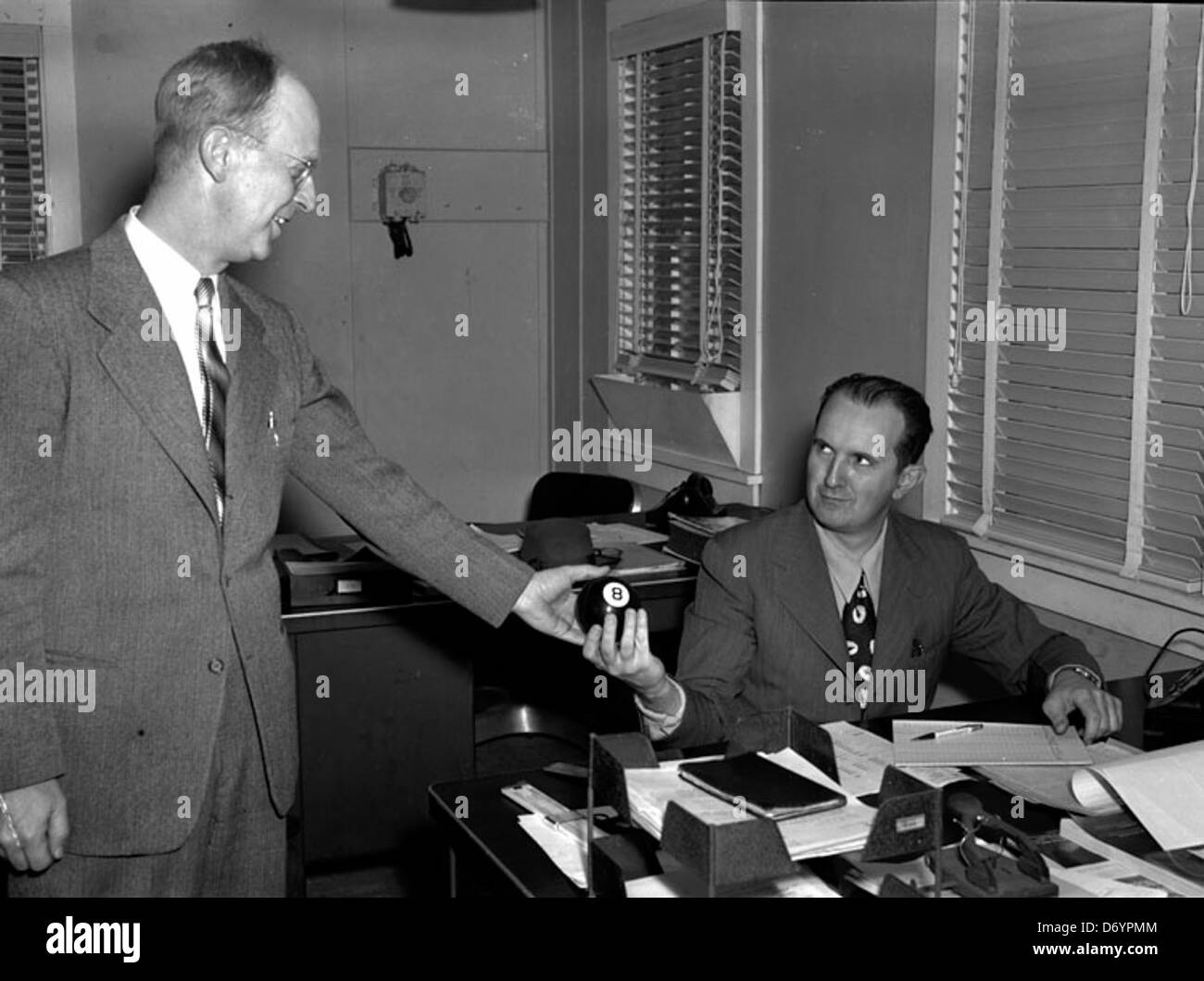 A photograph from the Library of Virginia showing an industrial scene ...