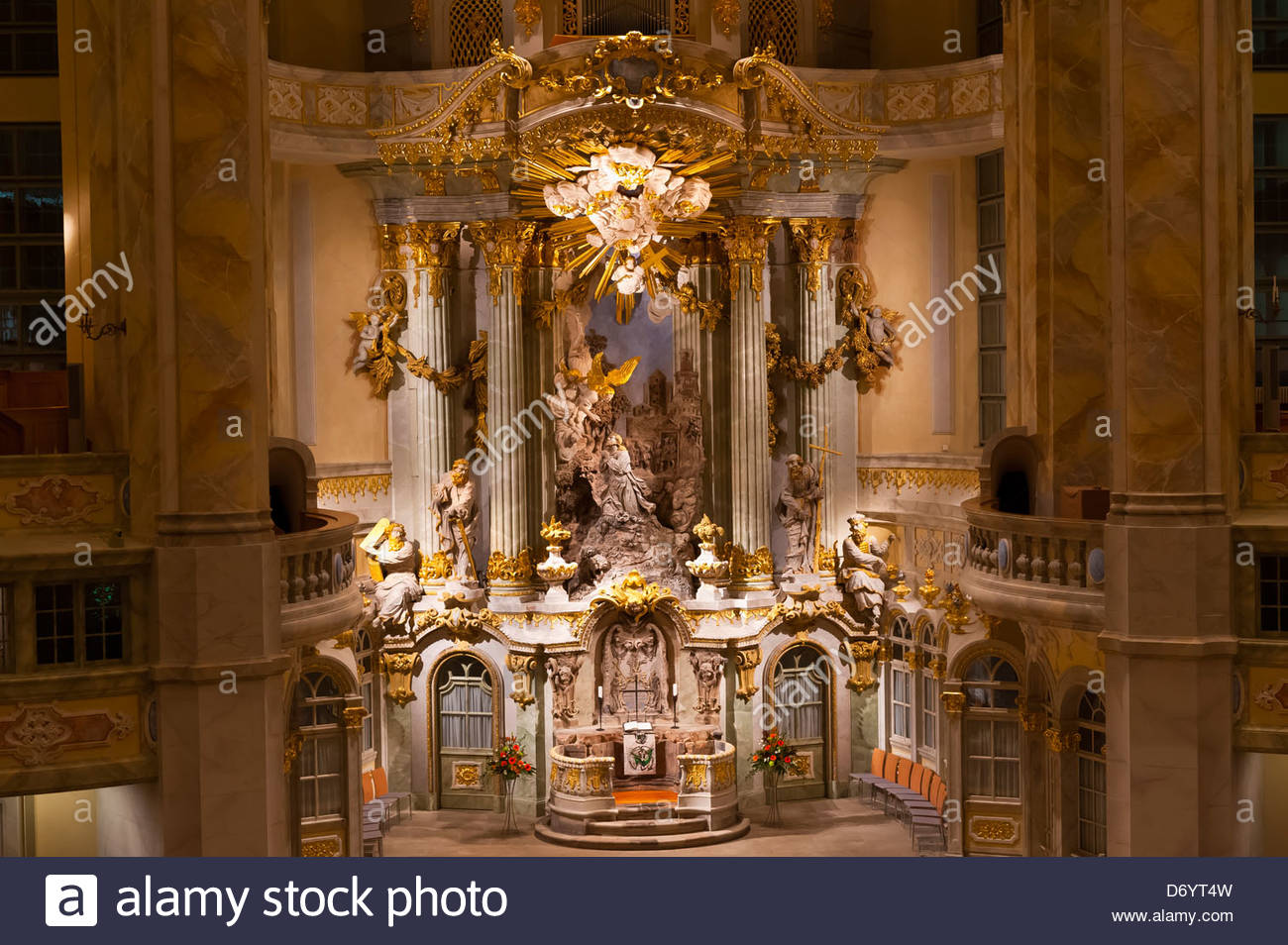 Dresden Frauenkirche Interior High Resolution Stock Photography and ...