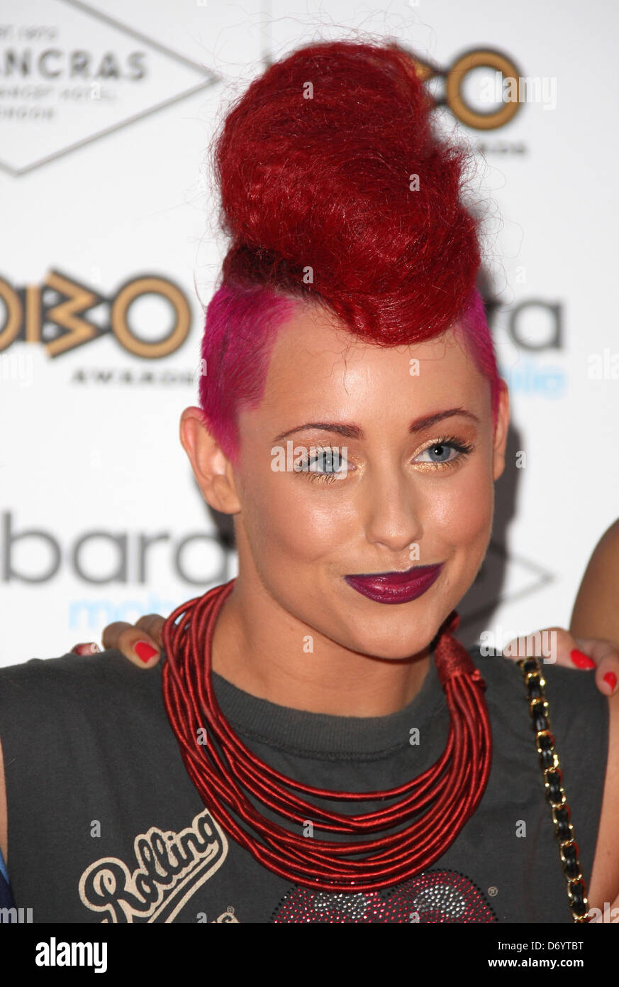 Rebecca Creighton of Belle Amie The MOBO Awards 2011 nominations launch ...