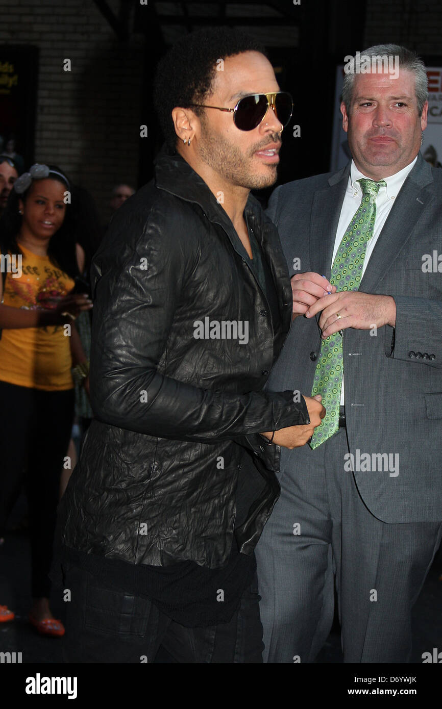 Lenny Kravitz 'The Late Show with David Letterman' at the Ed Sullivan ...