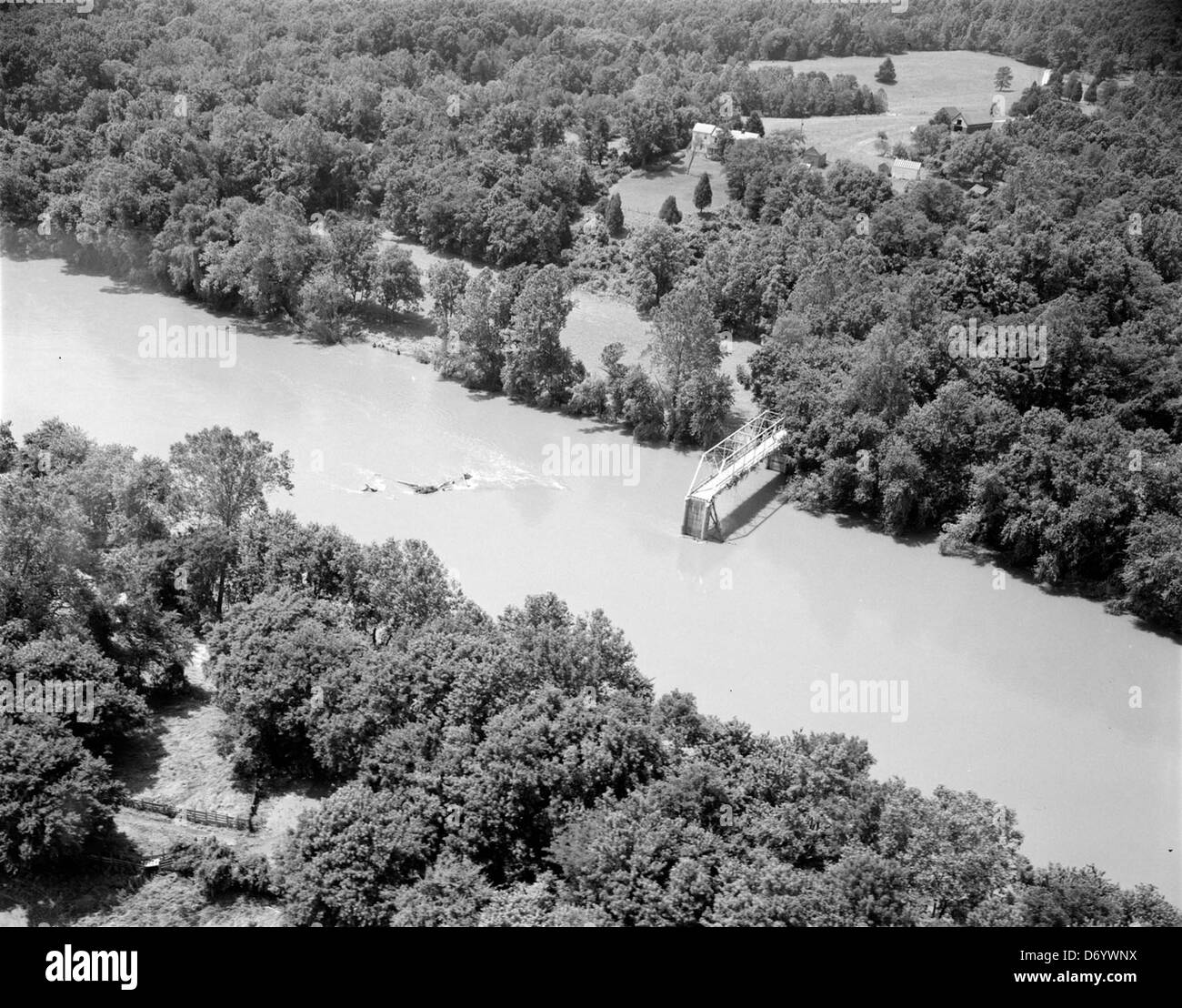 Bridge Destruction Near Columbia Stock Photo - Alamy