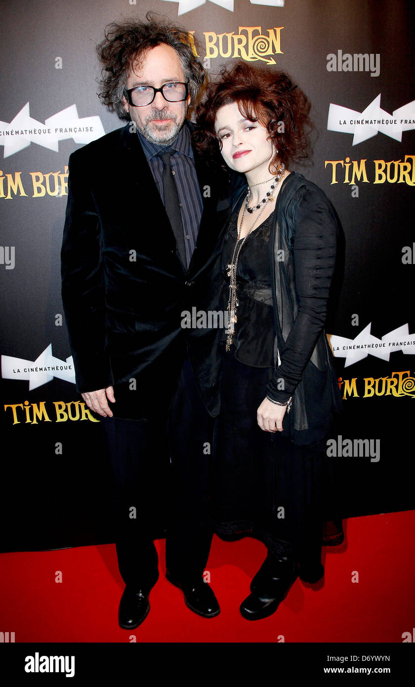 Tim Burton and Helena Bonham Carter at the opening of the new Tim ...