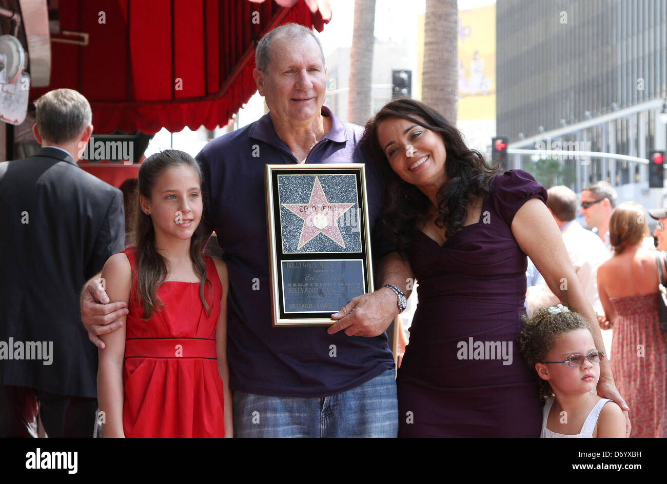 Ed O'Neill, Catherine Rusoff, Sophia O'Neill and Claire O'Neill Ed O ...