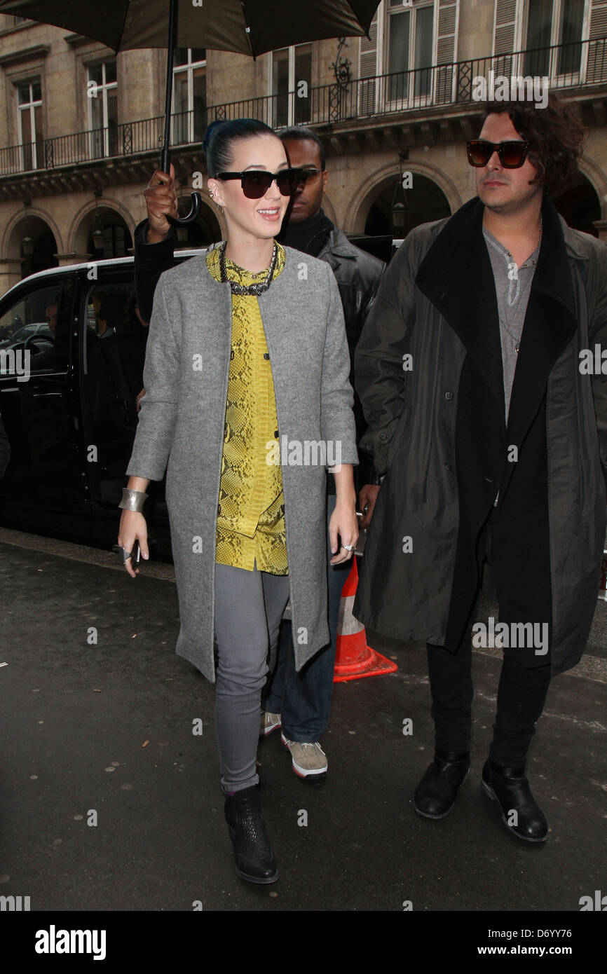Katy Perry is seen out and about in Paris. The singer is in town to ...