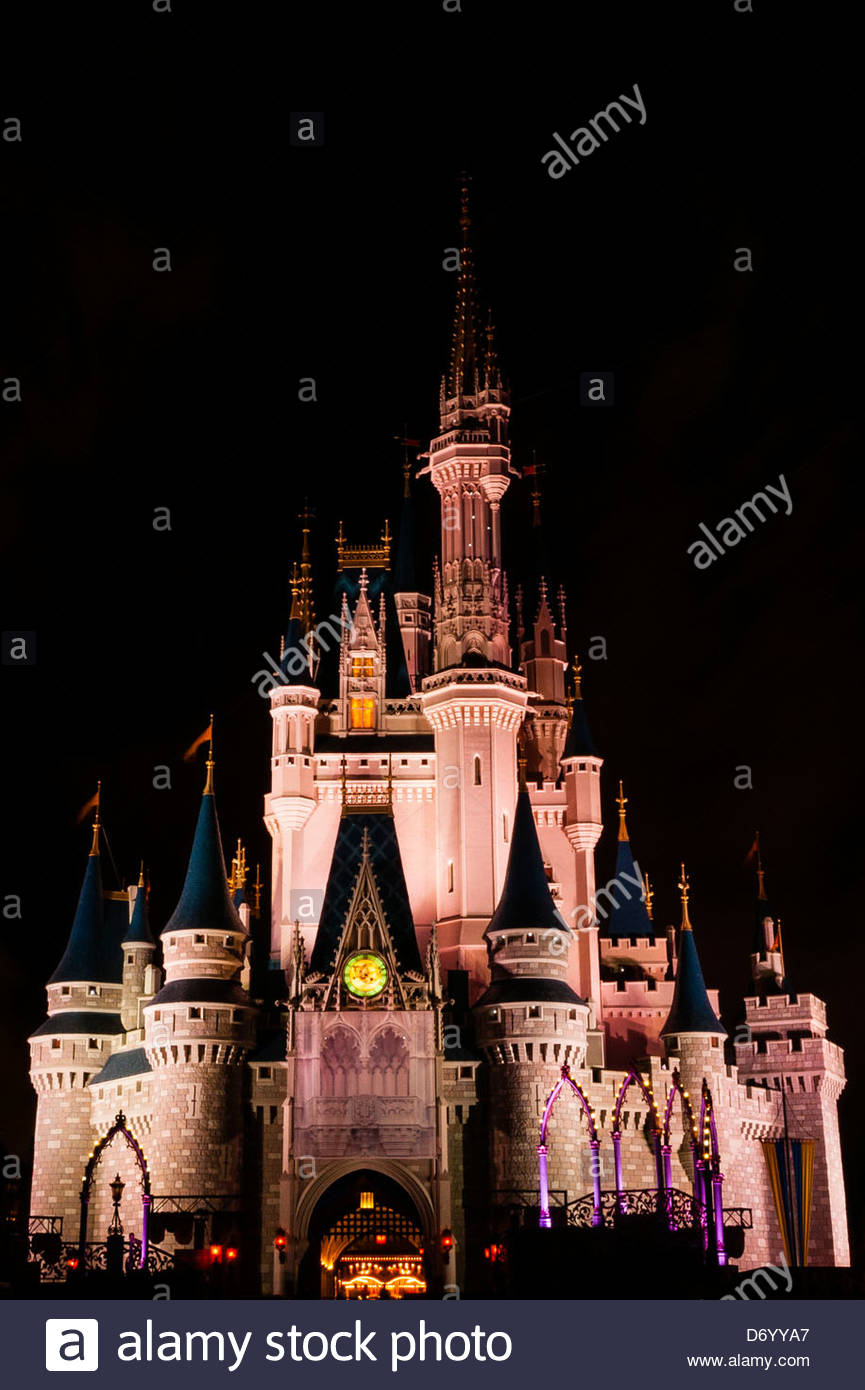 Cinderella Castle Fireworks High Resolution Stock Photography and ...